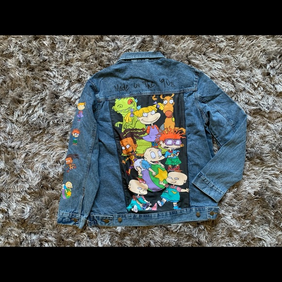 Nickelodeon | Jackets & Coats | Nickelodeon Rugrats Denim Jacket | Poshmark